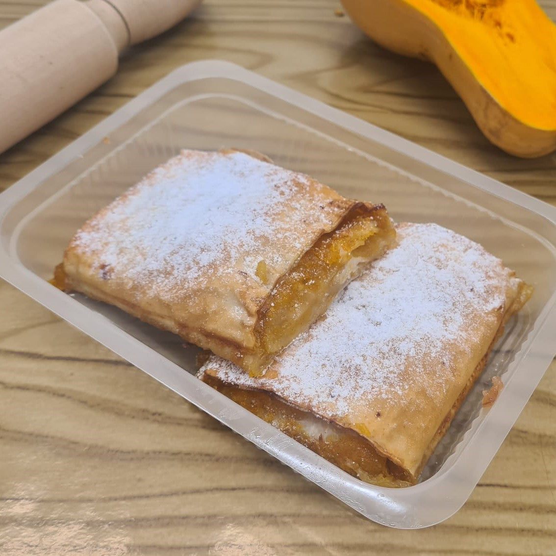 Strudel cu dovleac 2 buc - 250g – Ela Bistro