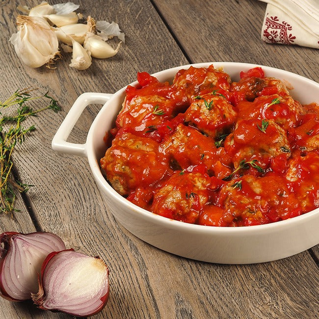 Chiftelute de porc marinate - 1 Kg – Ela Bistro